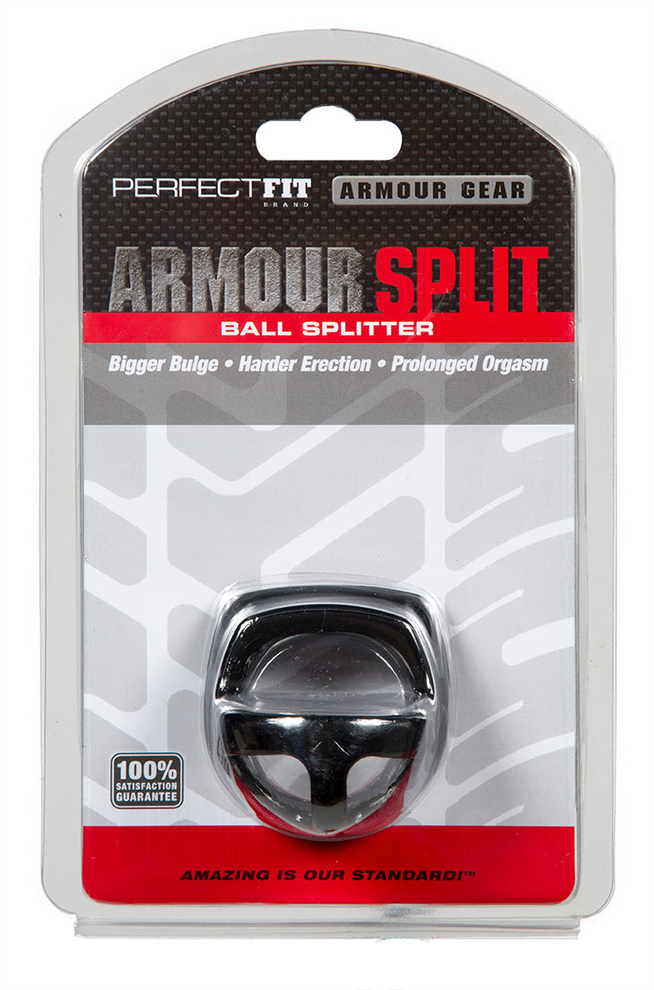 Ball Splitter Ring Black - MadLove.com