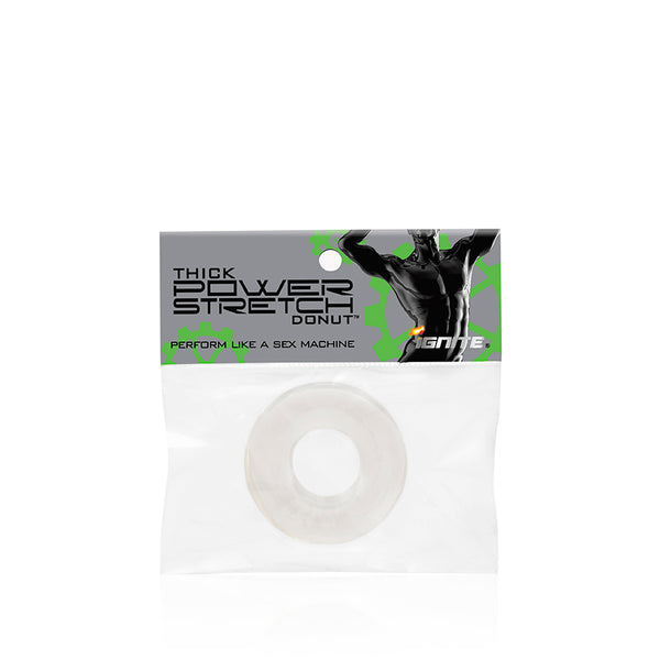 Thick Power Stretch Donut Clear In Bag - MadLove.com